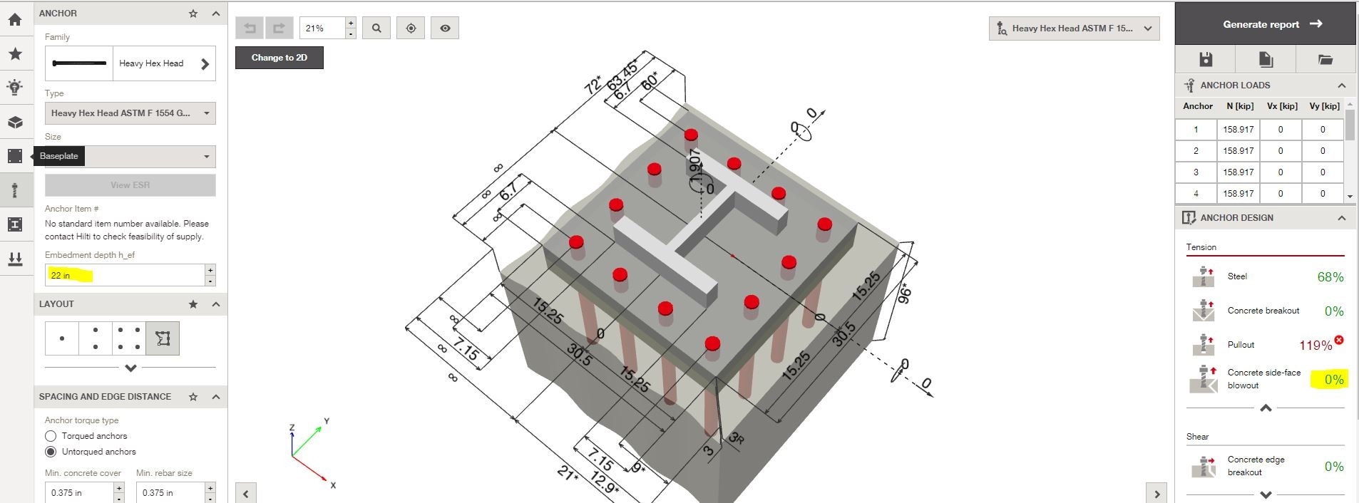 Embedment depth h_ef - EMBEDMENT, depth, h_ef - Hilti USA