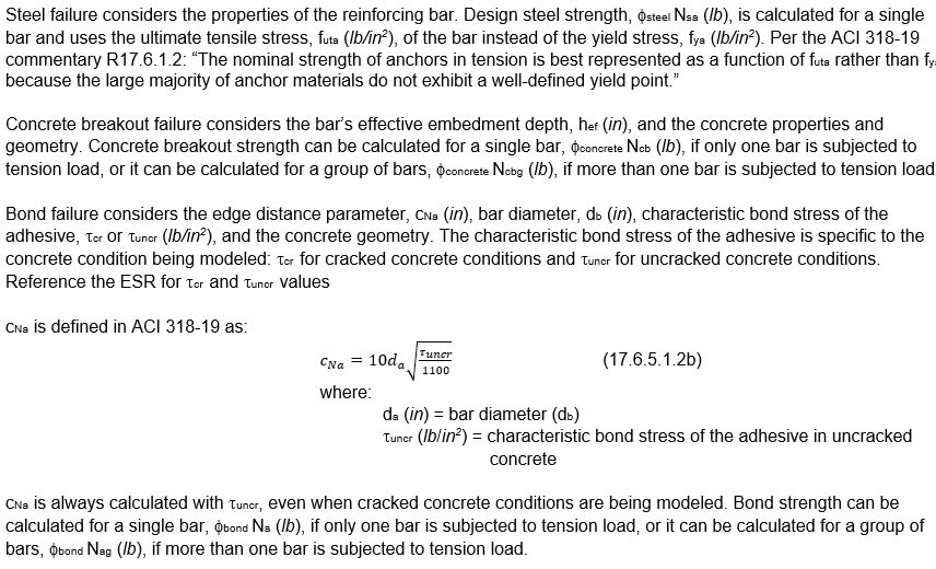 Post-Installed Rebar - Designing for Yield Based on Anchoring-...