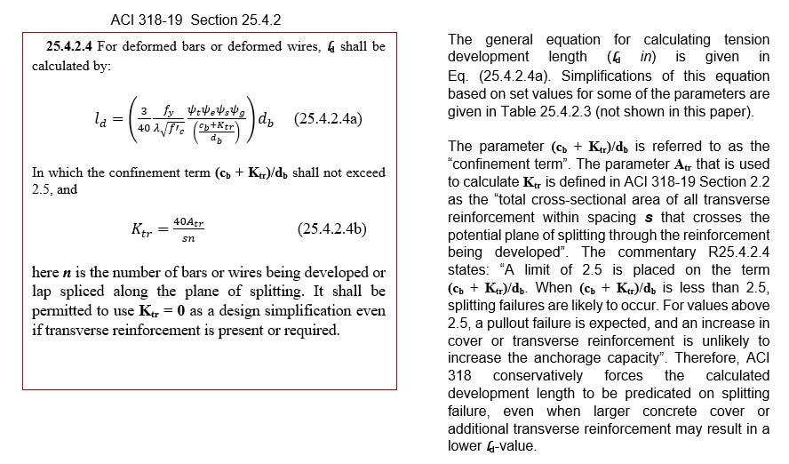Structural Joint Design using ACI 381-19 Provisions for Post-i...