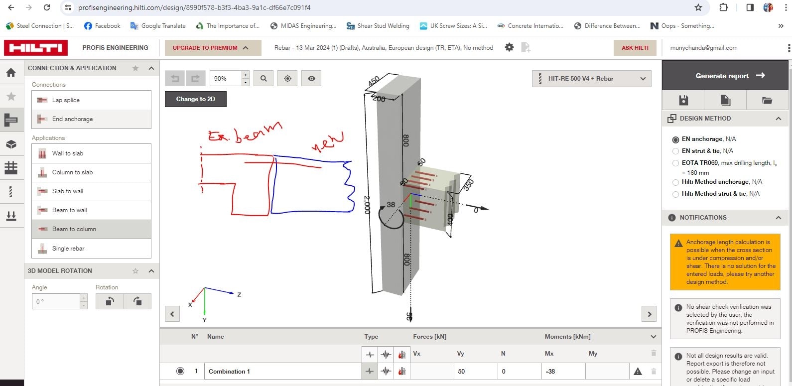 Post-installed rebar design software - 1, 2 - Engineering Cent