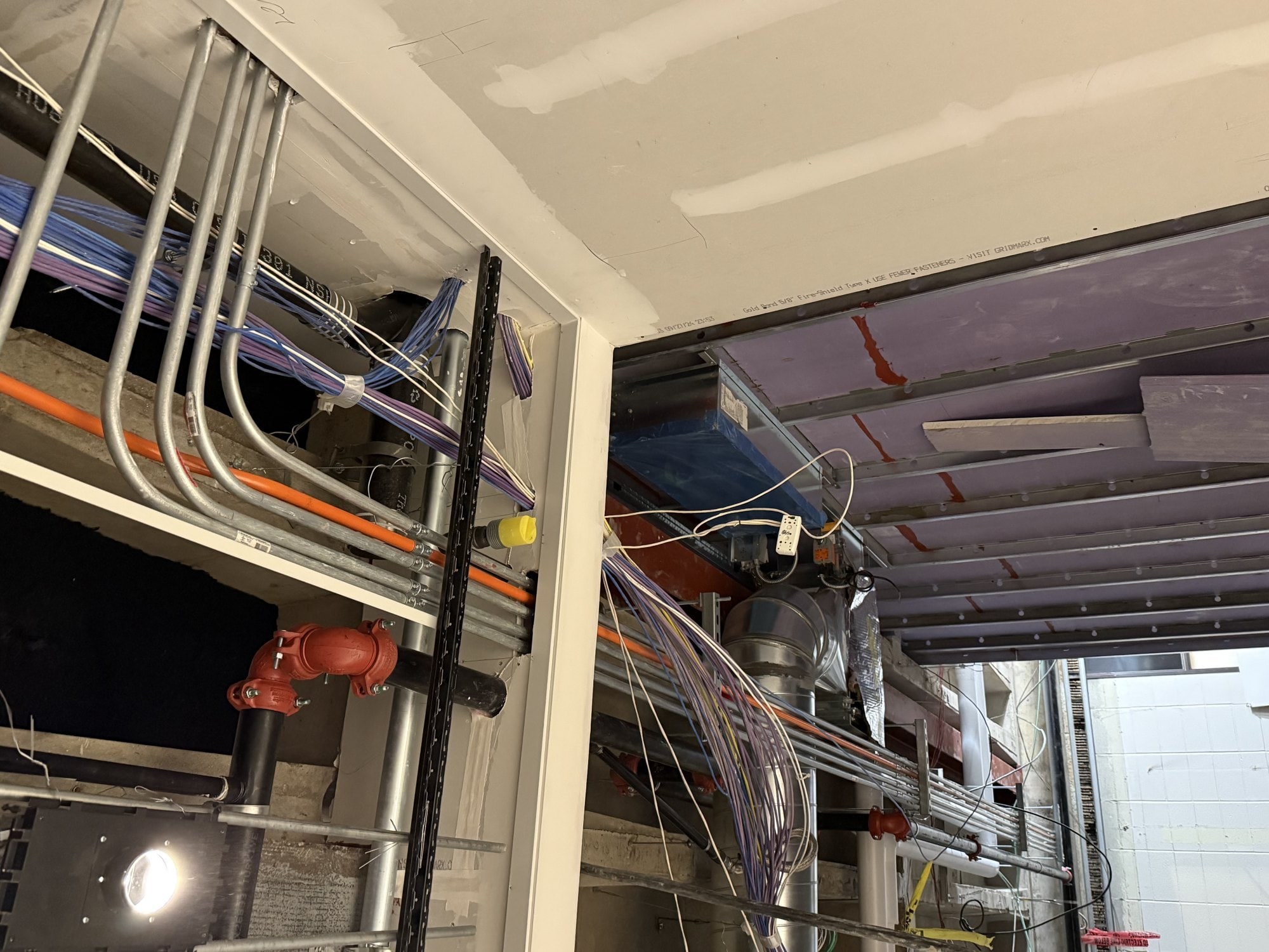 Need a solution for existing wiring installed on an angle to a wall ...