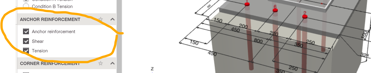Cast In Anchor Reinforcement - supplementary reinforcement, an...