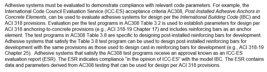 Post-Installed Rebar - Designing for Yield Based on Anchoring-...