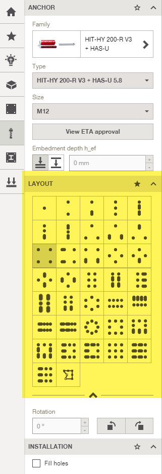 How to customize the anchors layout - Anchor Layout, designing...