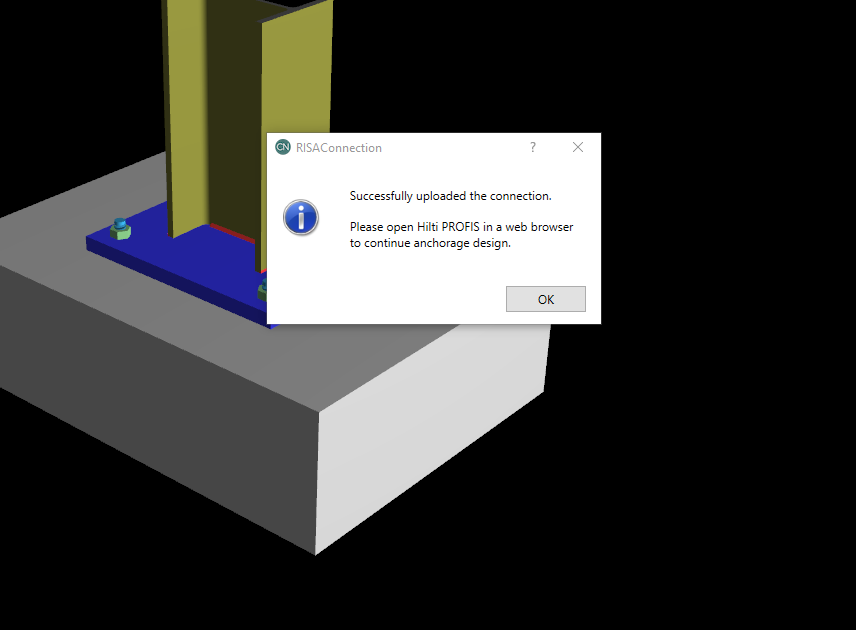 Importing from RISA Connection - RISA Connection Integration,...