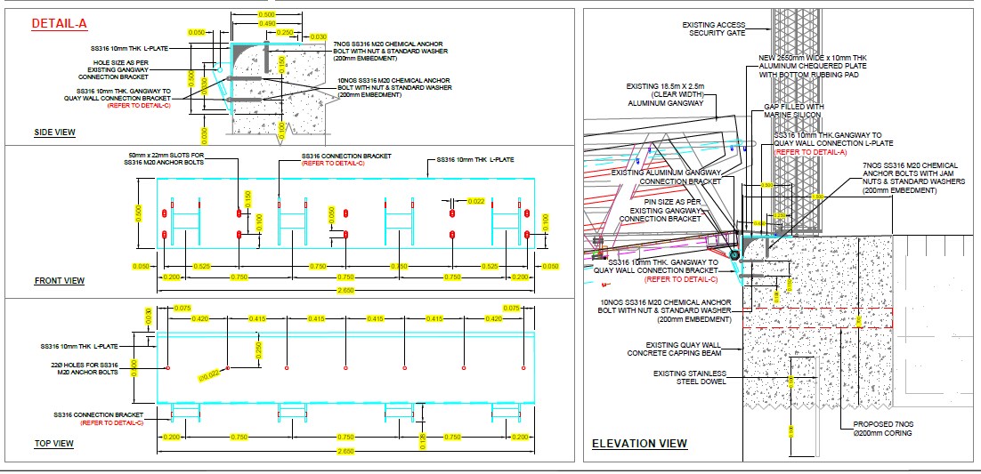 Crack check of concrete - pull-out check, pull out resistance ...
