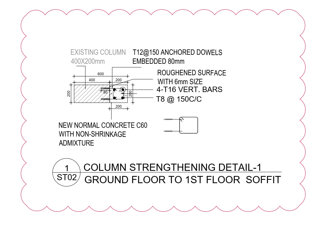 about column strengthening rebar connection - RE 500v4, HILTI ...
