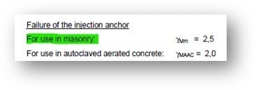 What FoS does HIlti apply to masonry/brick? - masonry, brick, factor of ...
