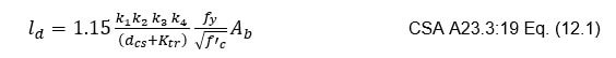 Extension Design Using Csa A23 3 19 Provisions For Post Instal