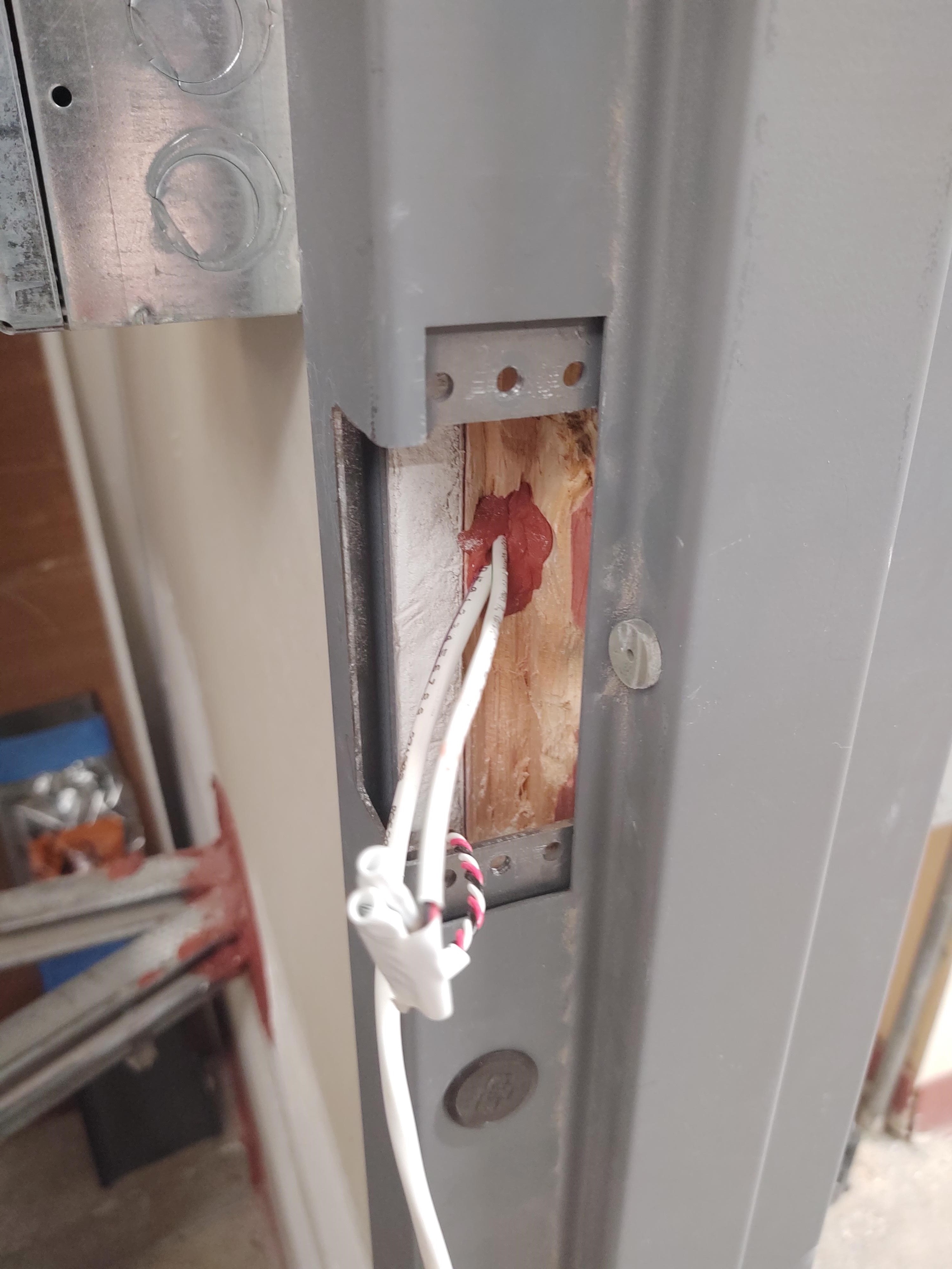 Firestopping System needed behind electrified door strike - fi...