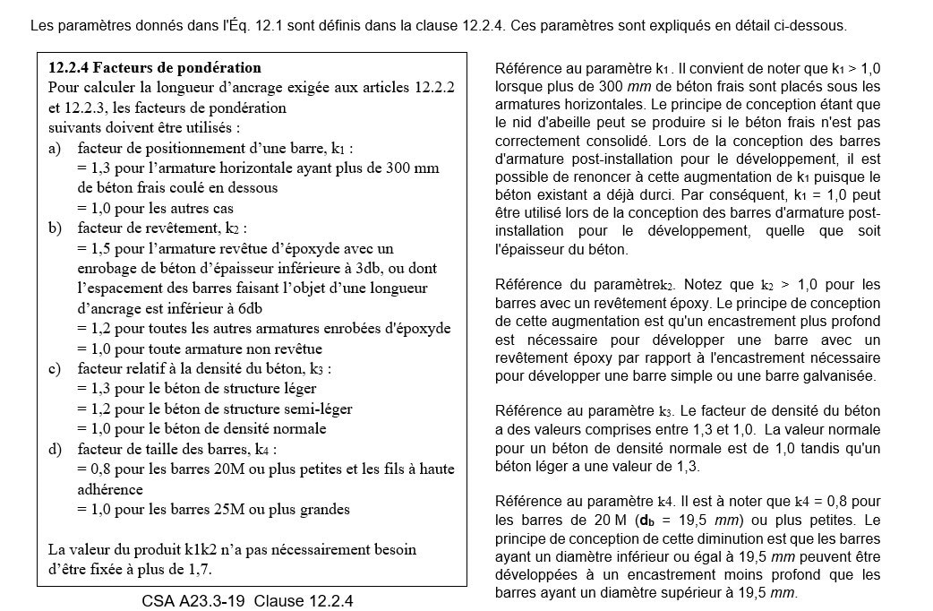 Conception de l'extension à l'aide des dispositions de la norme csa a23 ...