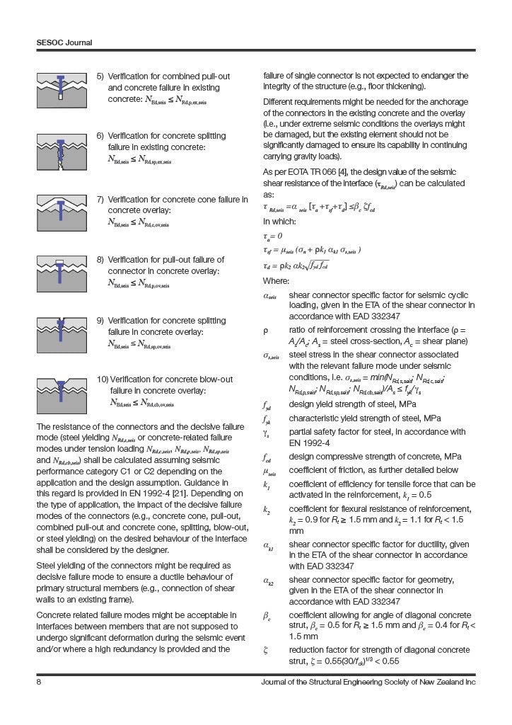 Interface Shear-friction in Seismic Conditions: What's beyond ...