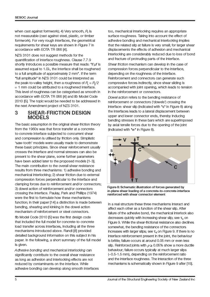 Interface Shear-friction in Seismic Conditions: What's beyond ...