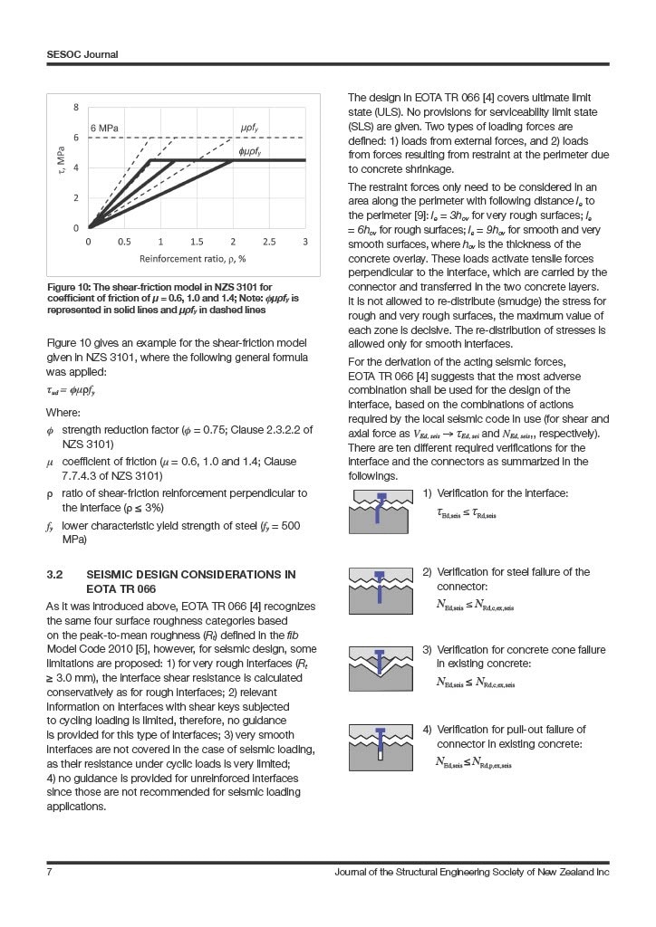 Interface Shear-friction in Seismic Conditions: What's beyond ...
