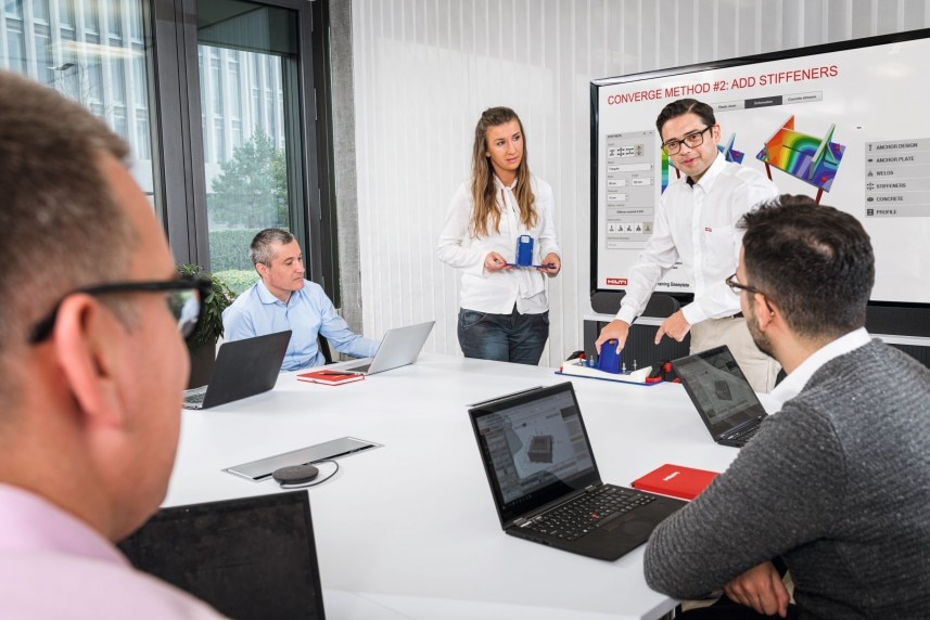 PROFIS Engineering Software Demo - Base Plate Design - Hilti U