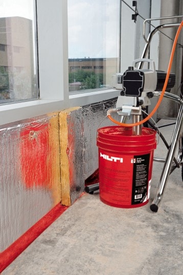 Firestop safety in curtain wall façade and compliance to the N...