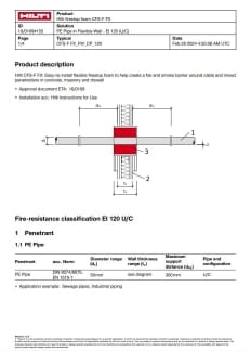 Firestop selector - Engineering Centre