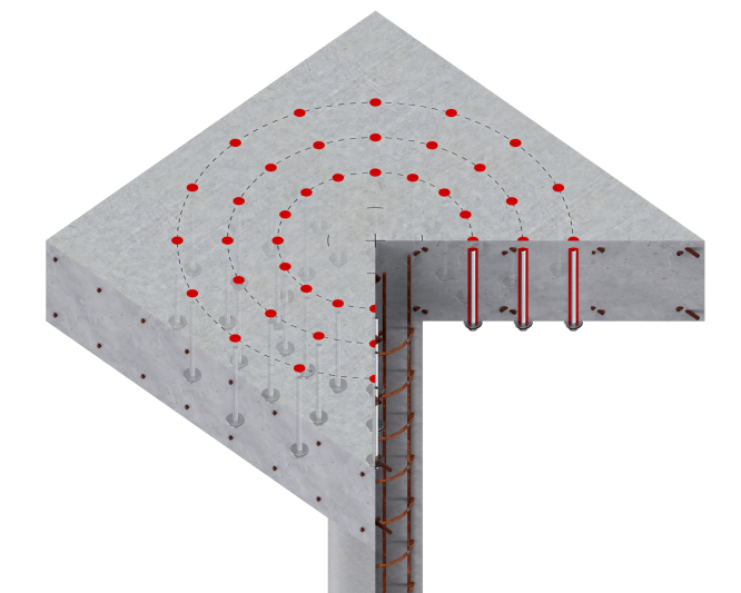 Post installed punching shear reinforcement - Engineering Cent