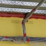 GE Elemax 2600 over CP 606 fire sealant - fire stop, Chemical ...