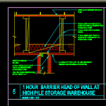 Head of Wall fire rated barrier - fire barrier, headwall - Hil...