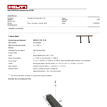 Concrete Edge Failure (Shear Load) - shear capacity, concrete ...