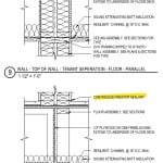 Is a continuous firestop sealant required at the intersection of a ...
