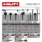 Hilti Screw Anchor HUS4-H - mechanical anchors, anchor setting...