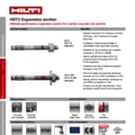Different between HST and HST3 - anchor, anchoring - Ask HILTI