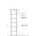 Fire Barrier Voids at Intersection - cmu head joint, Fire Stop...