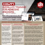 Adhesive Anchor Certification - Online Training, Certification...